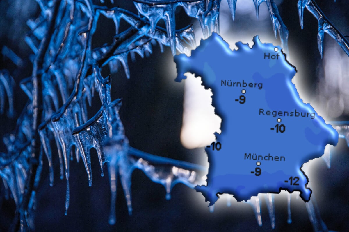 Frost und Glätte: Bis zu minus 12 Grad in Bayern erwartet