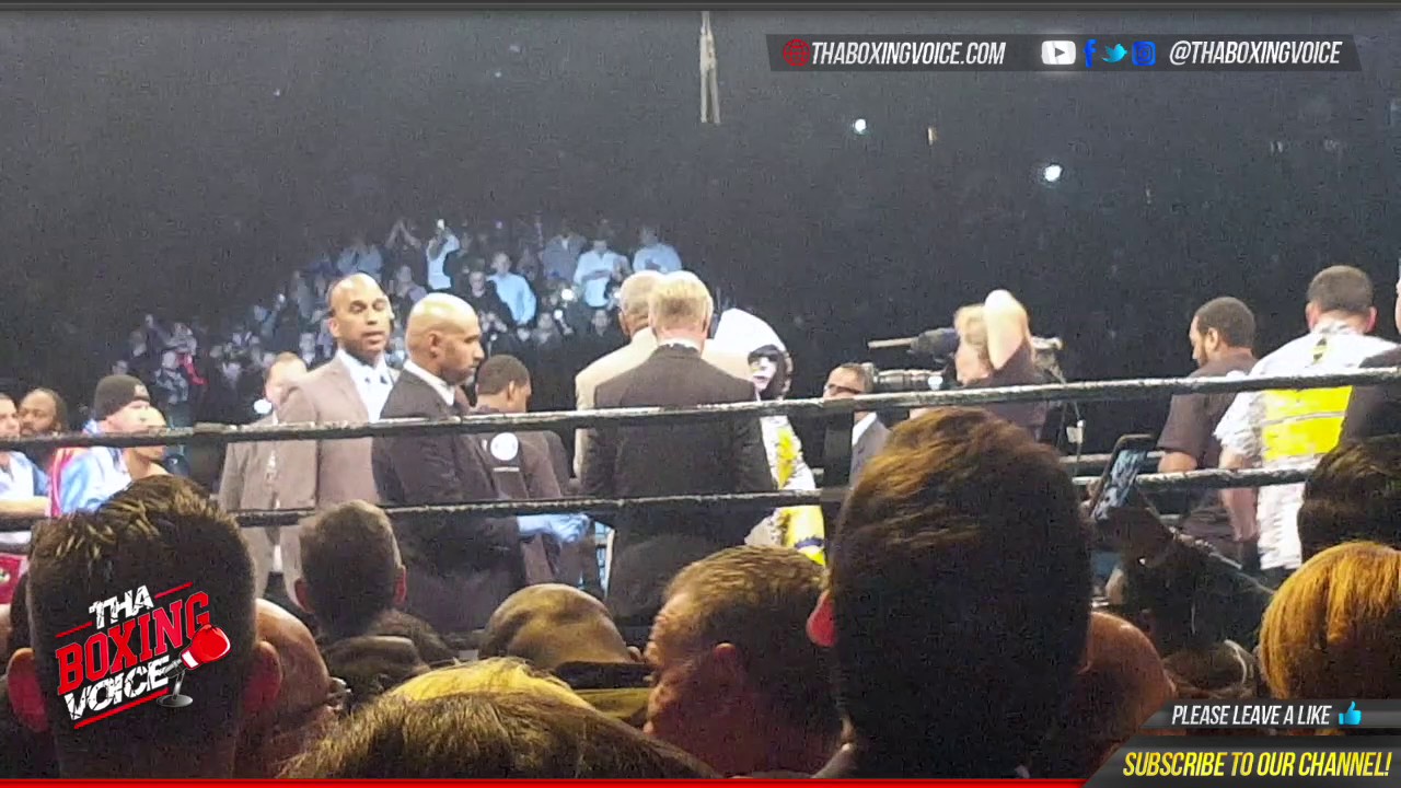 Keith Thurman vs Danny Garcia ringside POV