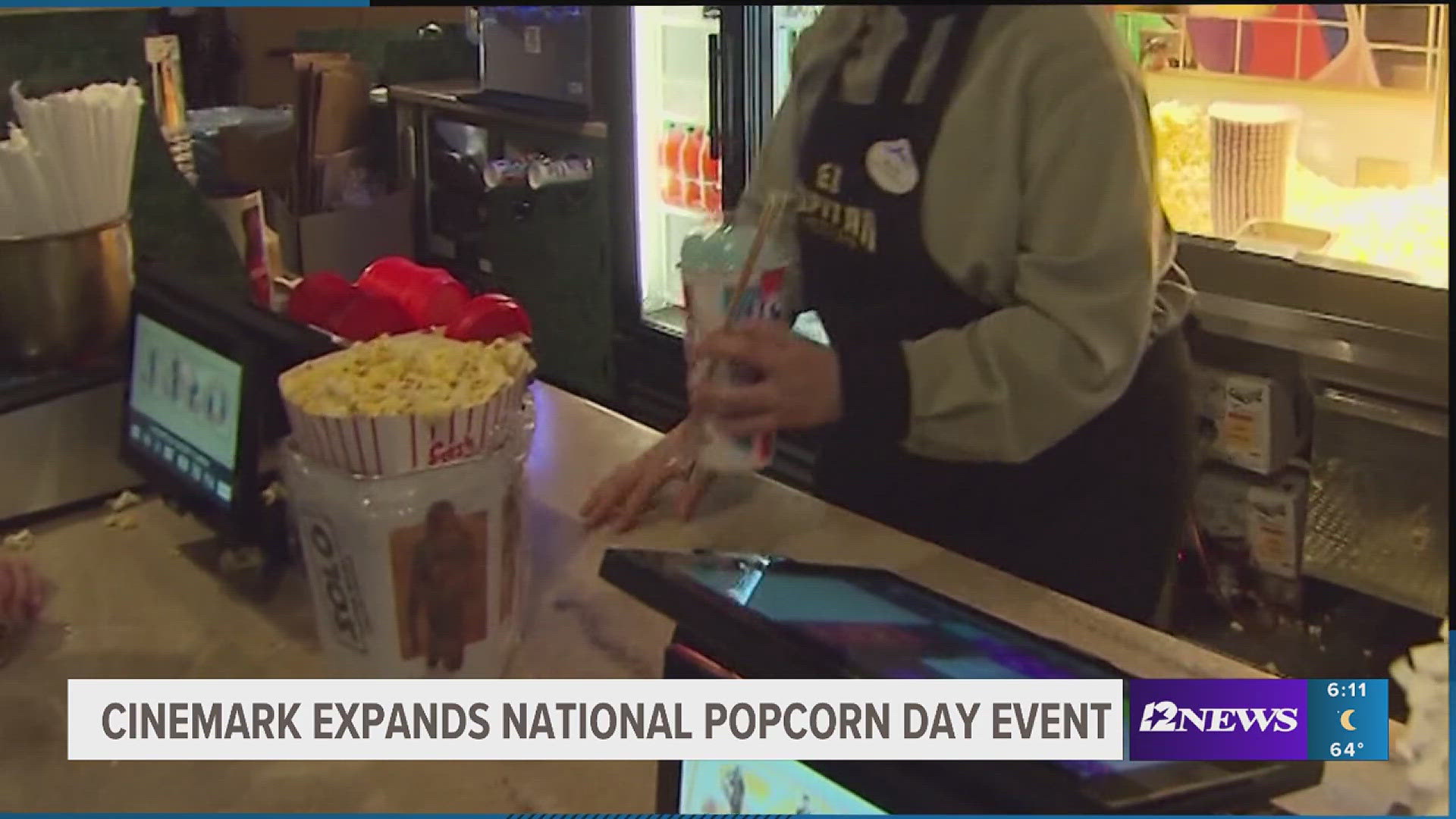 Cinemark expands National Popcorn Day event