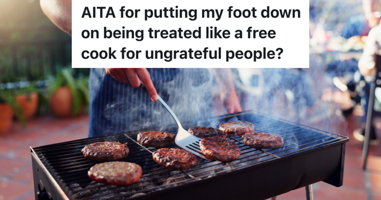 Mom and brother expect him to grill every Sunday, but he’s tired and ...