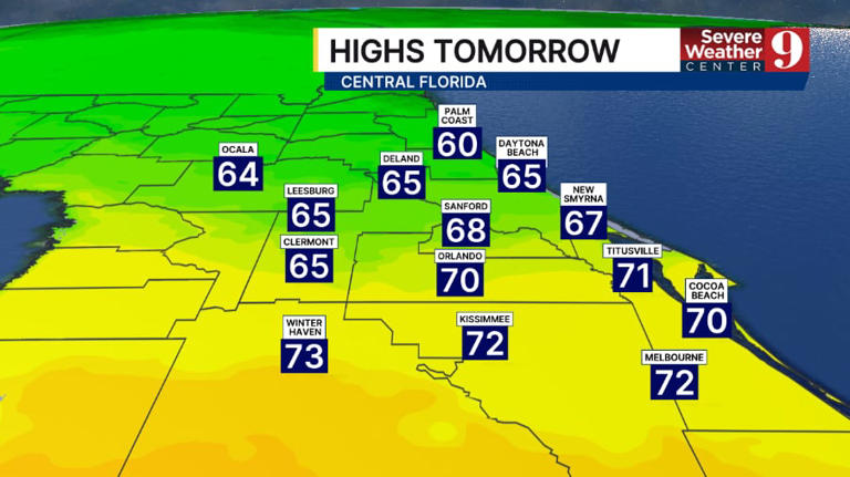 Cold front clears Sunday as warmth builds next week