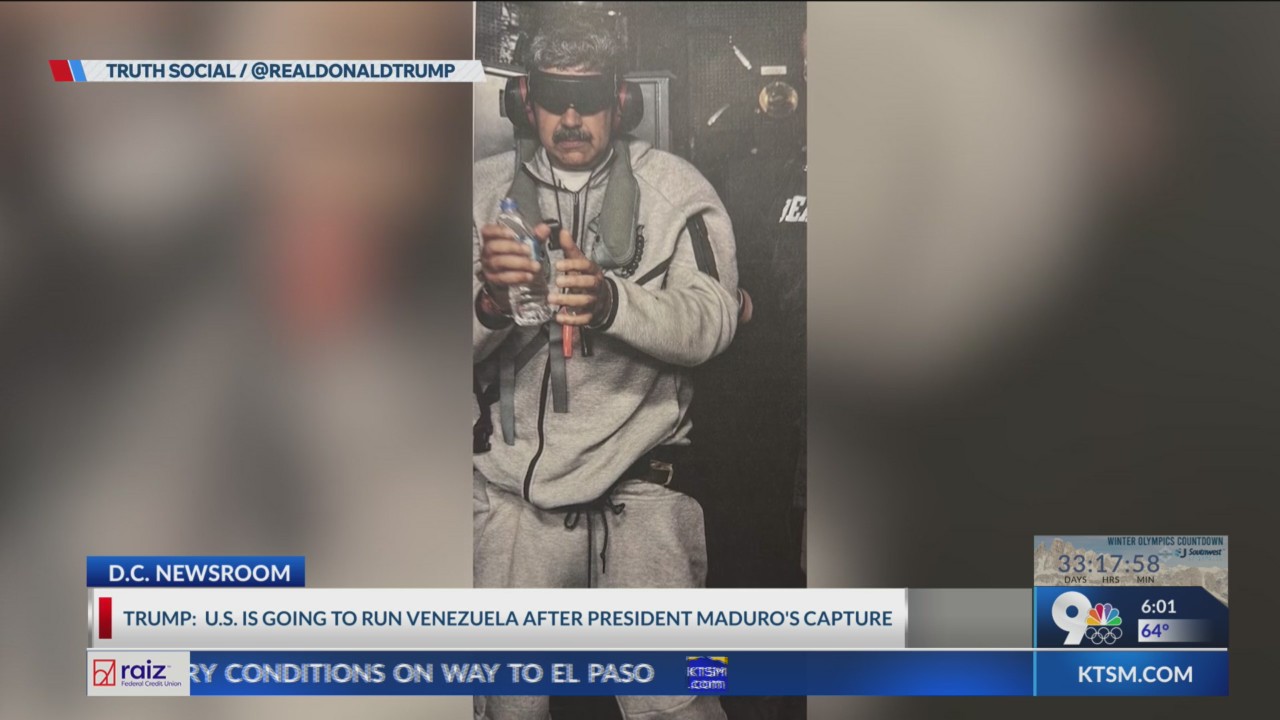 US captures Venezuelan president, 1st lady in military strike