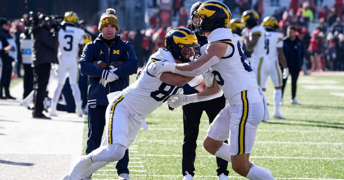 Michigan football tight end Brady Prieskorn entering NCAA transfer portal