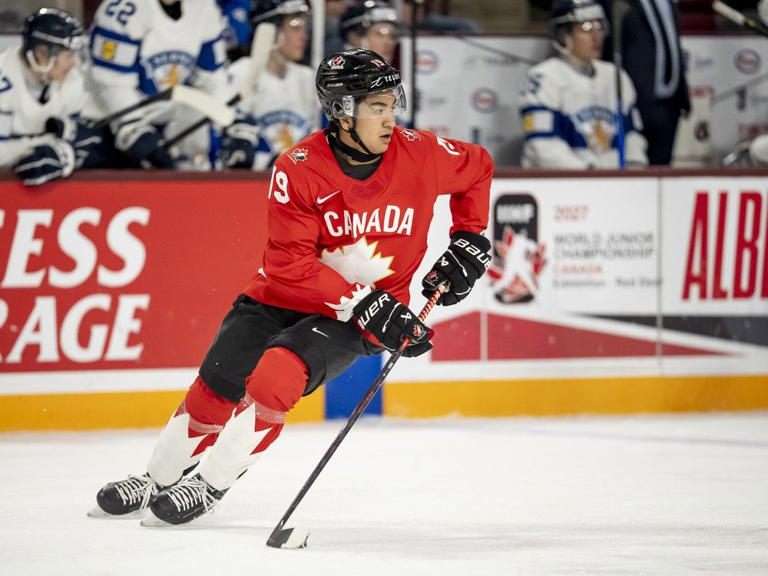Flames prospect Zayne Parekh chasing history — and gold — at world juniors
