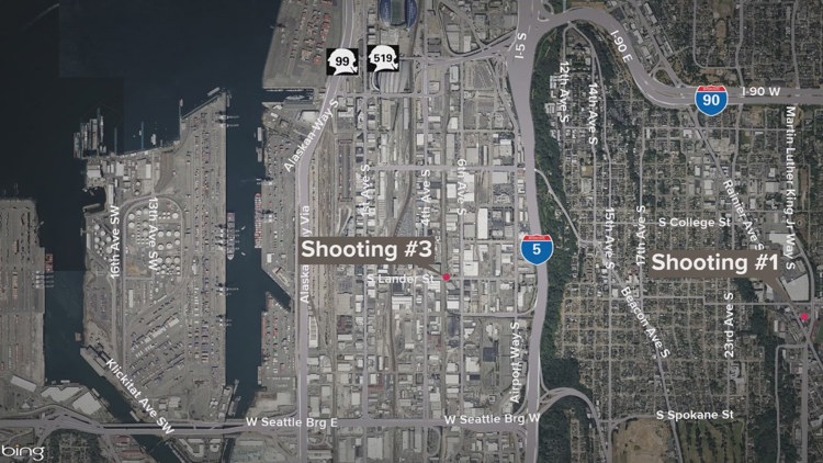 Seattle police investigating 3 separate shootings overnight Saturday