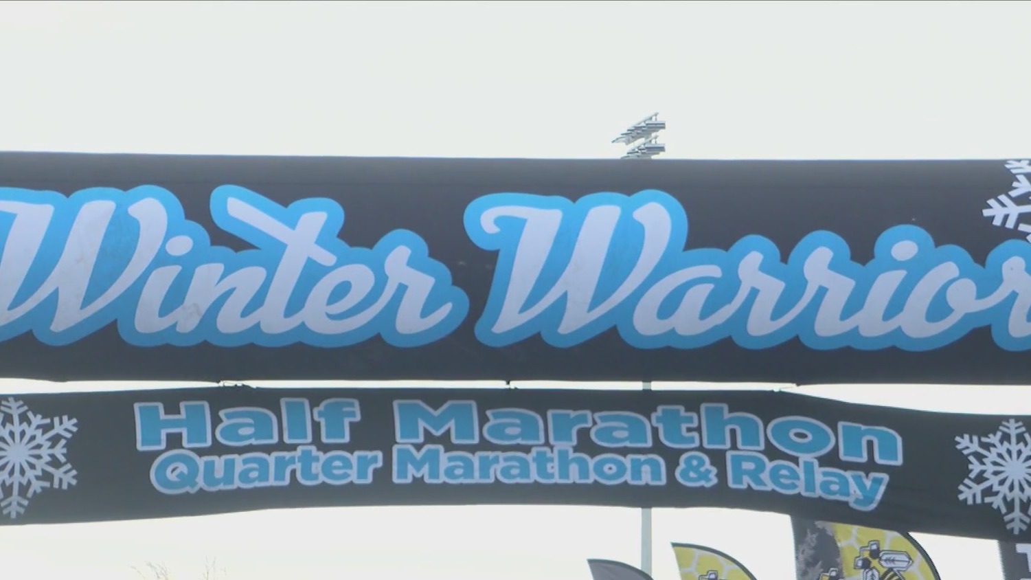 Runners embrace the cold to become a 'winter warrior' in annual marathon