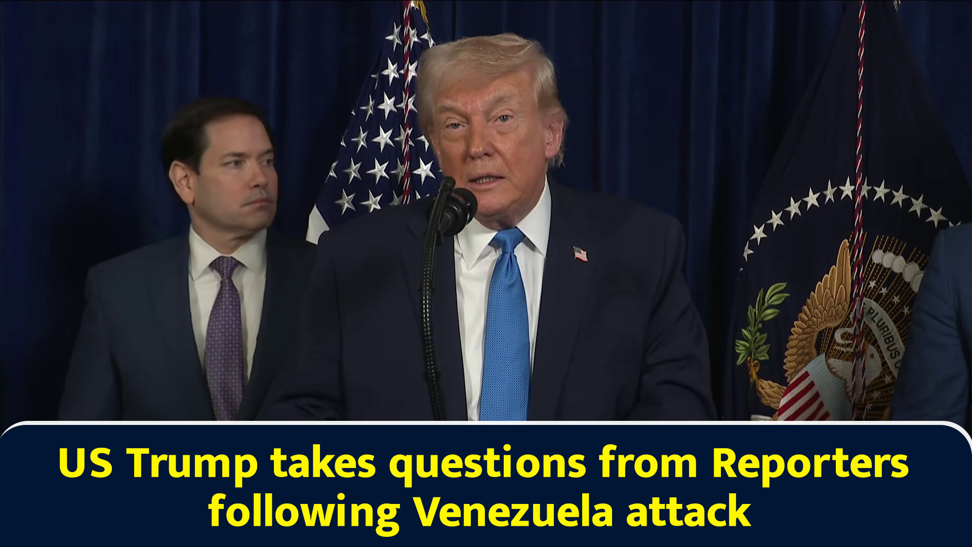 WATCH: US Trump takes questions from Reporters following Venezuela attack