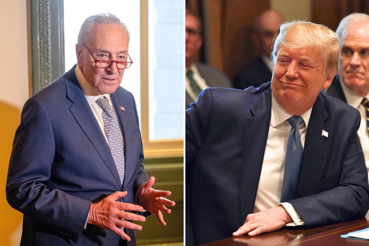 Chuck Schumer floats compromise to Trump's "zany" vow to rename Gulf of ...