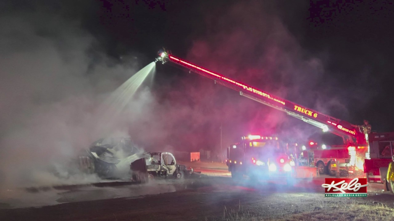 Crews in Black Hills battle fire through the night