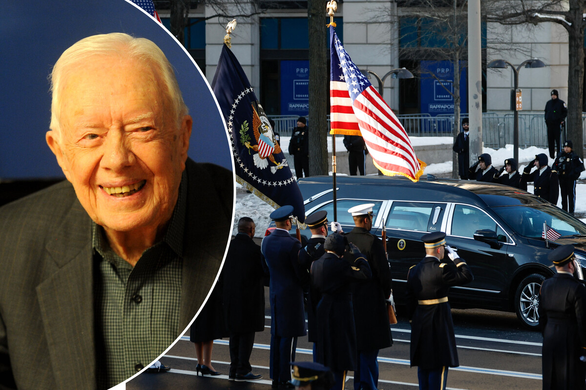 Jimmy Carter's body arrives in Washington ahead of funeral ceremony