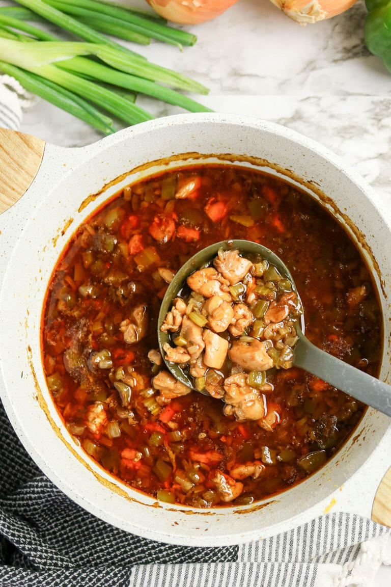Cajun chicken stew