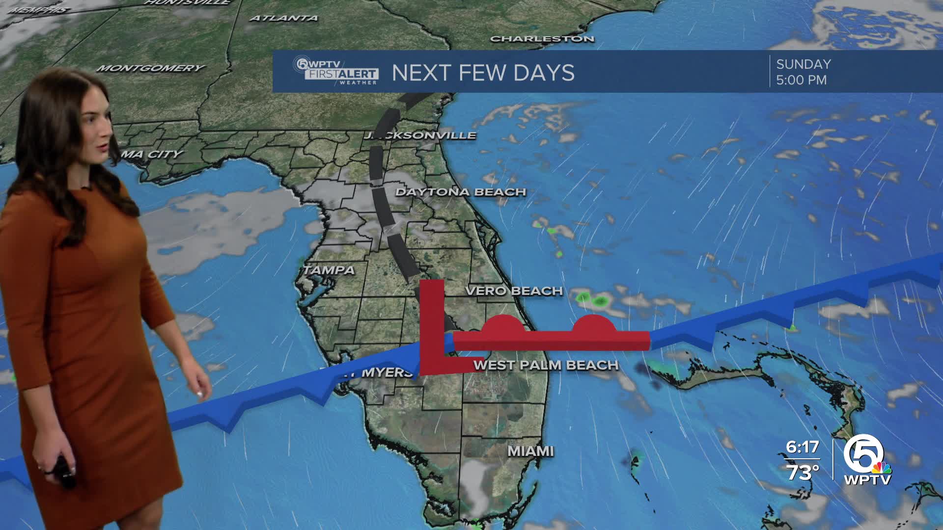 WPTV First Alert weather forecast for evening of Jan. 3, 2026