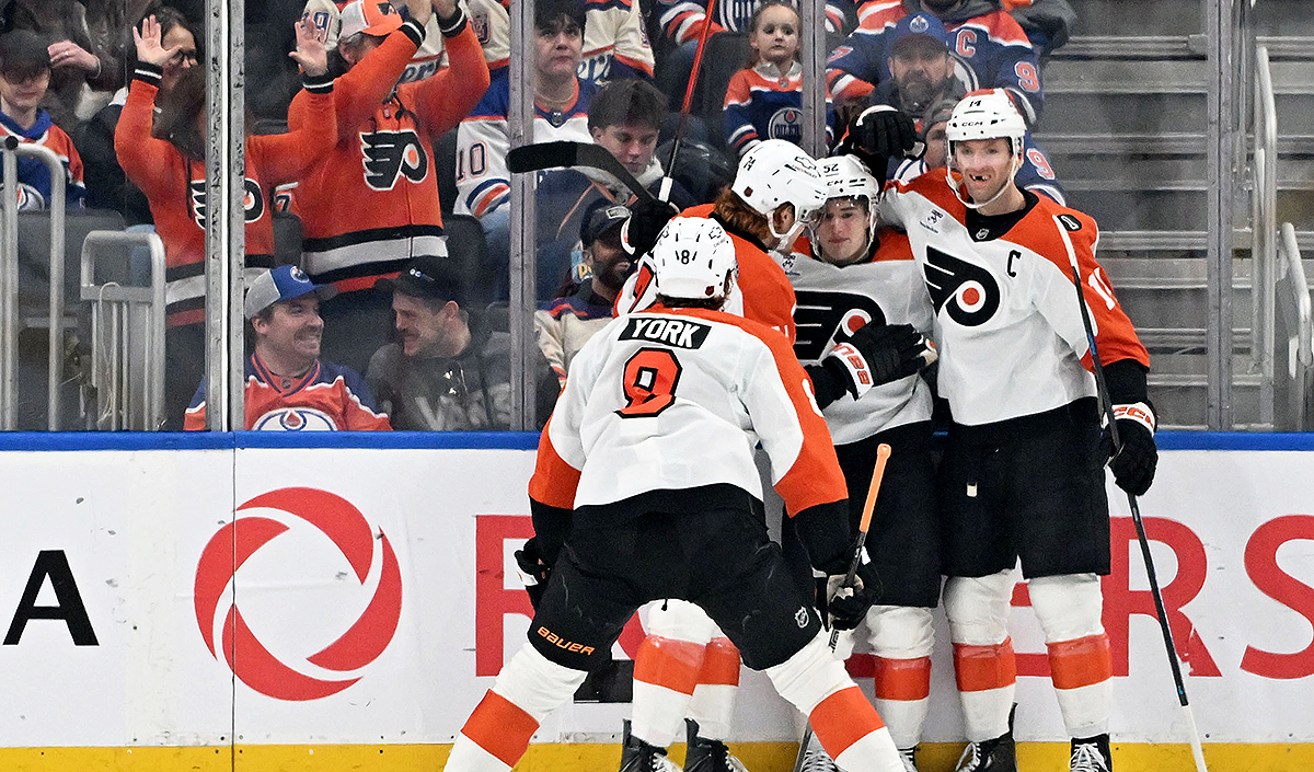 Barkey scores first career goal as Flyers start fast and close out Oilers