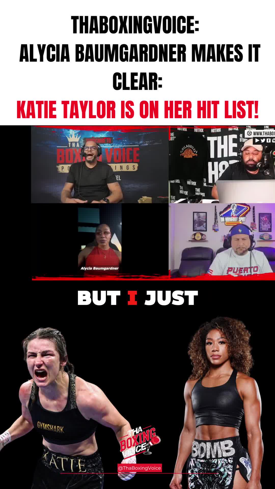 Alycia Baumgardner: “I want that Katie Taylor fight! I’ve been saying ...