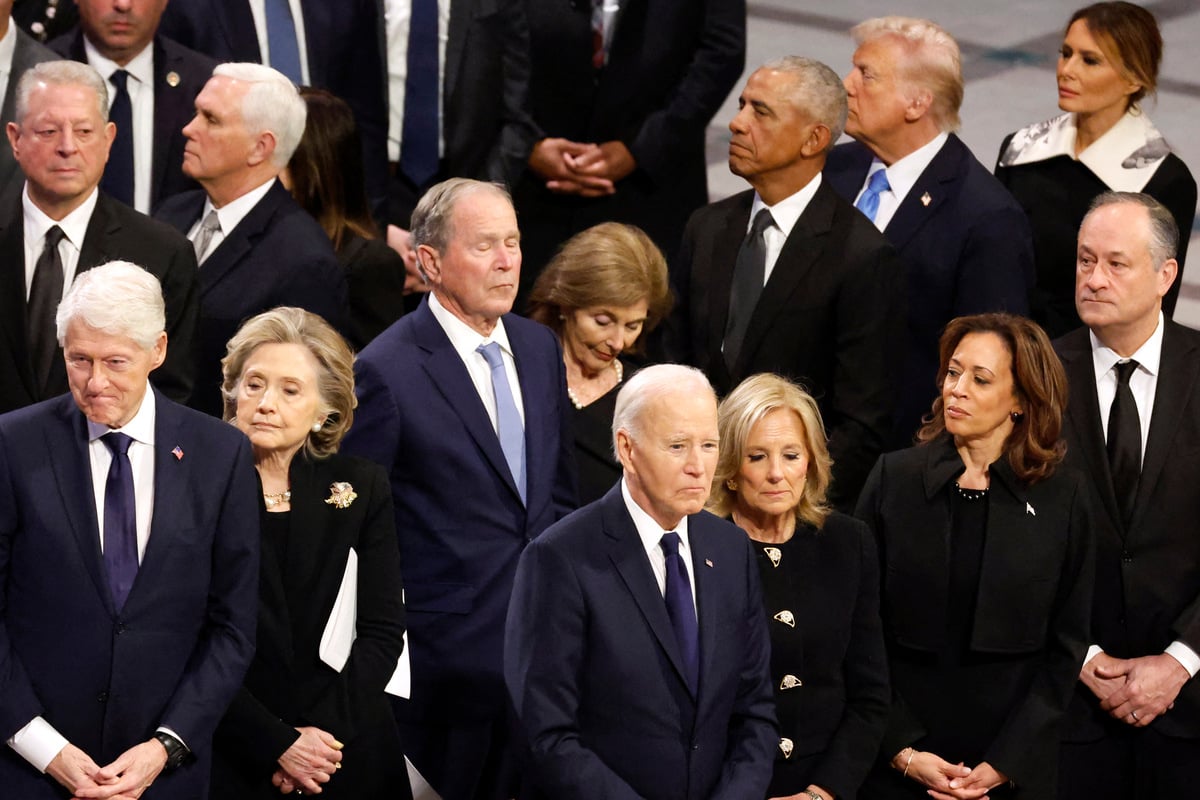 Jimmy Carter's state funeral unites former presidents as Biden delivers ...