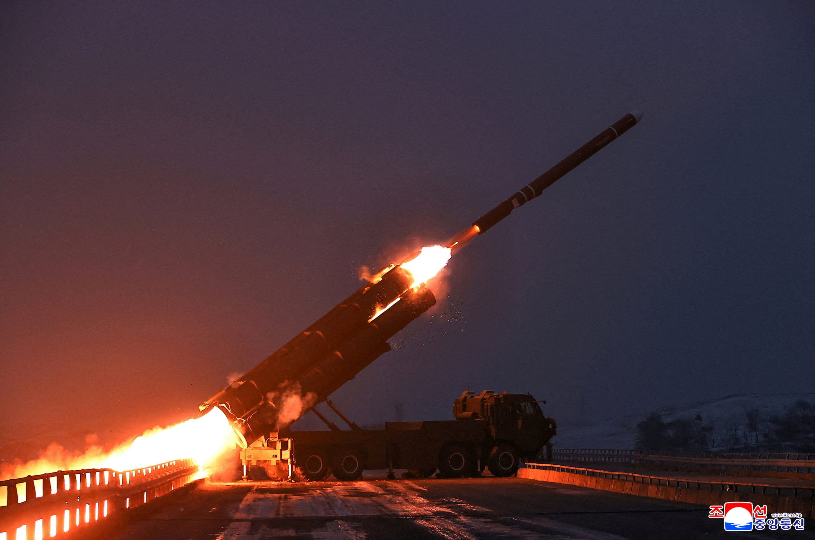 North Korea fires ballistic missile towards the sea off its east coast