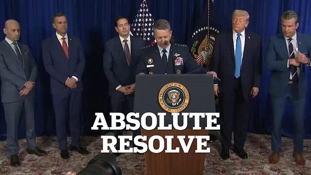 General Caine praises 'discreet and precise' operation