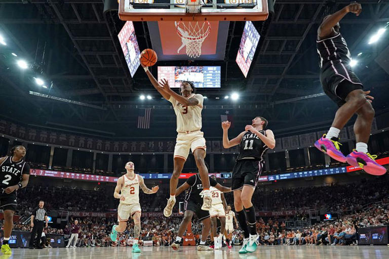 Texas lets late lead slip, Hubbard’s 38 powers Mississippi State to 101 ...