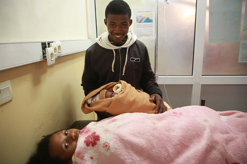 Maternité - Stenie Andrianjafy, le premier bébé de 2026