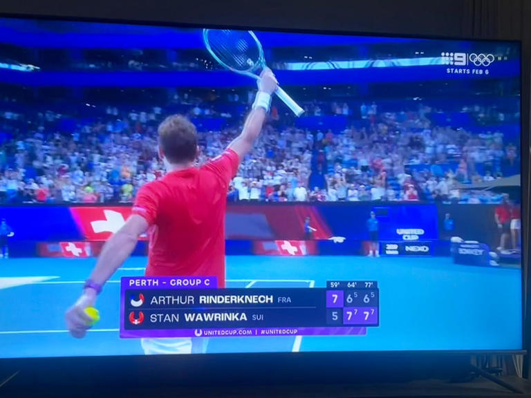 Stan Wawrinka gewinnt United-Cup-Match in Perth