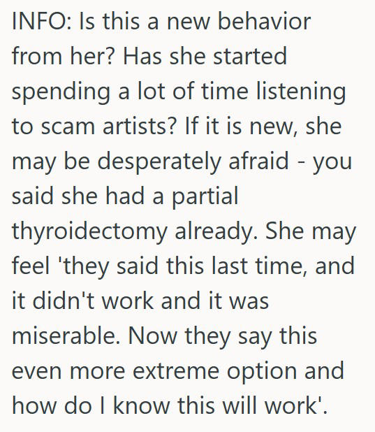 Her mom’s doctors recommend surgery to treat her cancer, but her mom ...