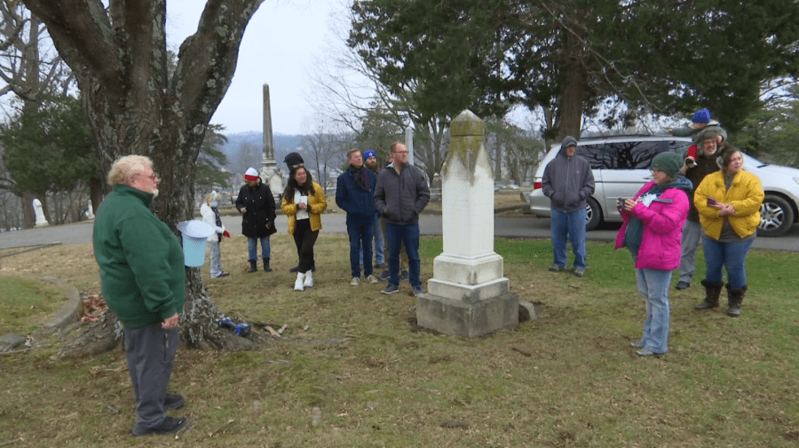 First maple tree of the year tapped at Spring Hill Arboretum