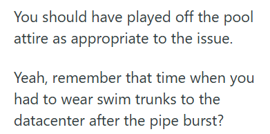 Working mom had to rush to her job in her pool clothes due to an ...