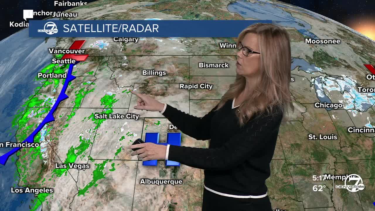 Record heat for Sunday, but snow is in the forecast