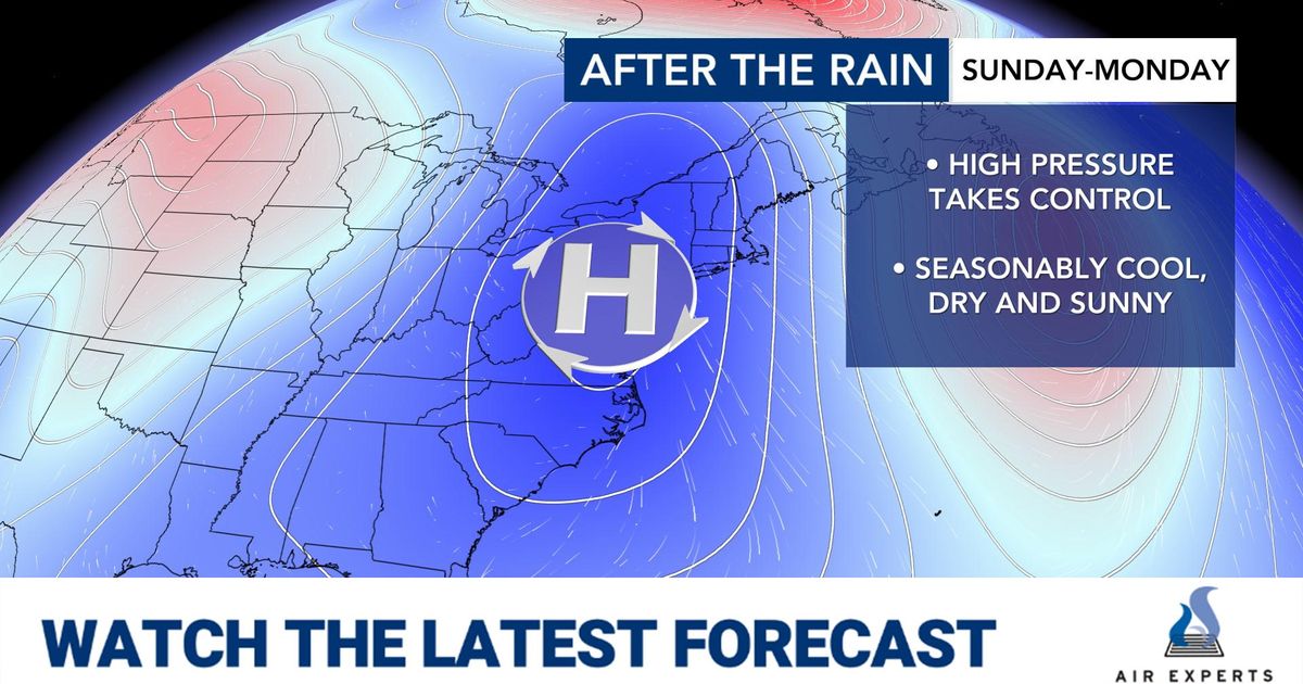 More sun and seasonable Sunday before a big warmup