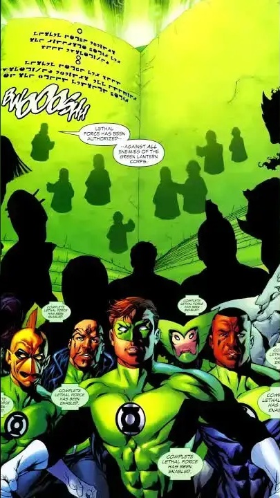 What happened when Green Lanterns were given permission to kill? # ...
