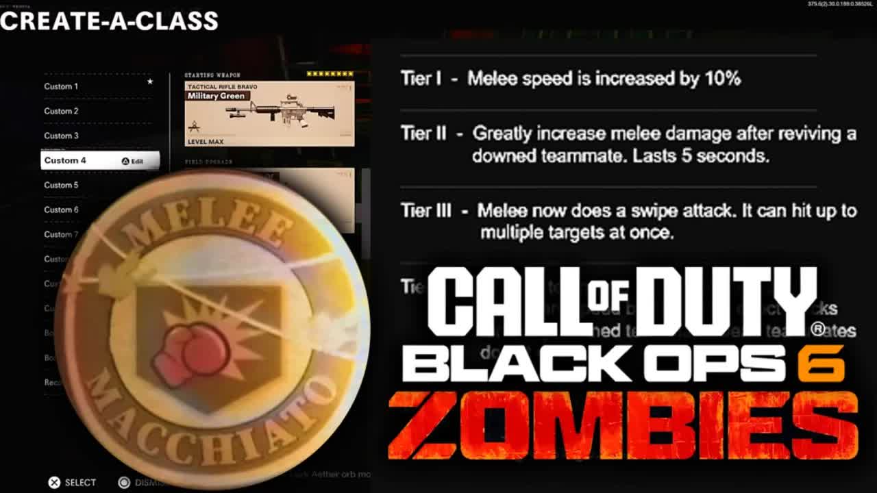 Loadouts returns, what Melee Macchiato Perk does & people playing early ...