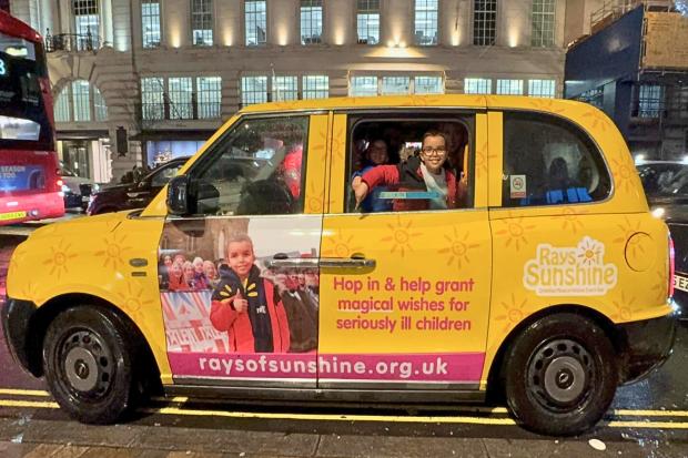 High Wycombe boy treated to festive London stay after starring in taxi ...