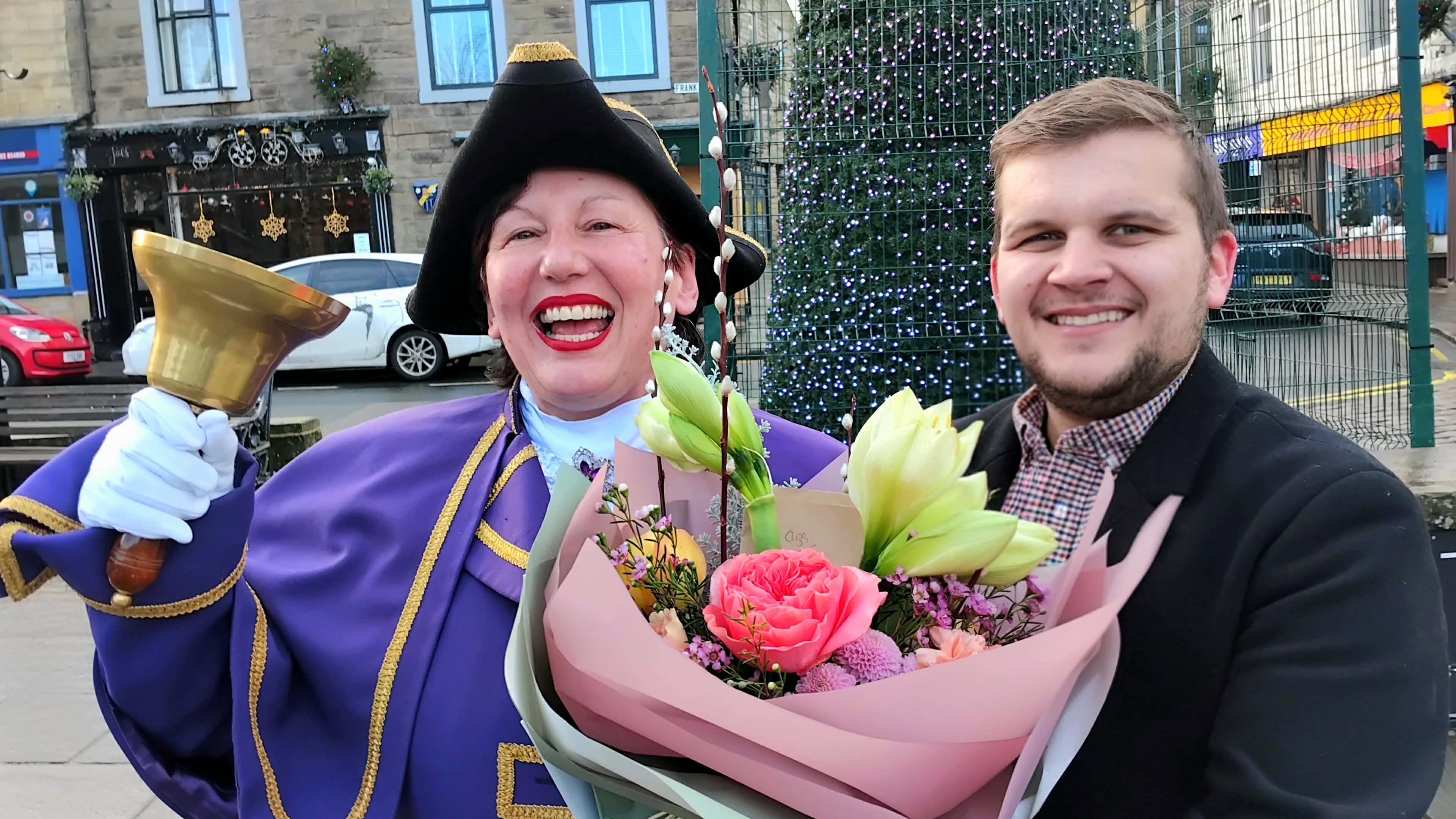 Town crier nicknamed 'gobby bird' retires