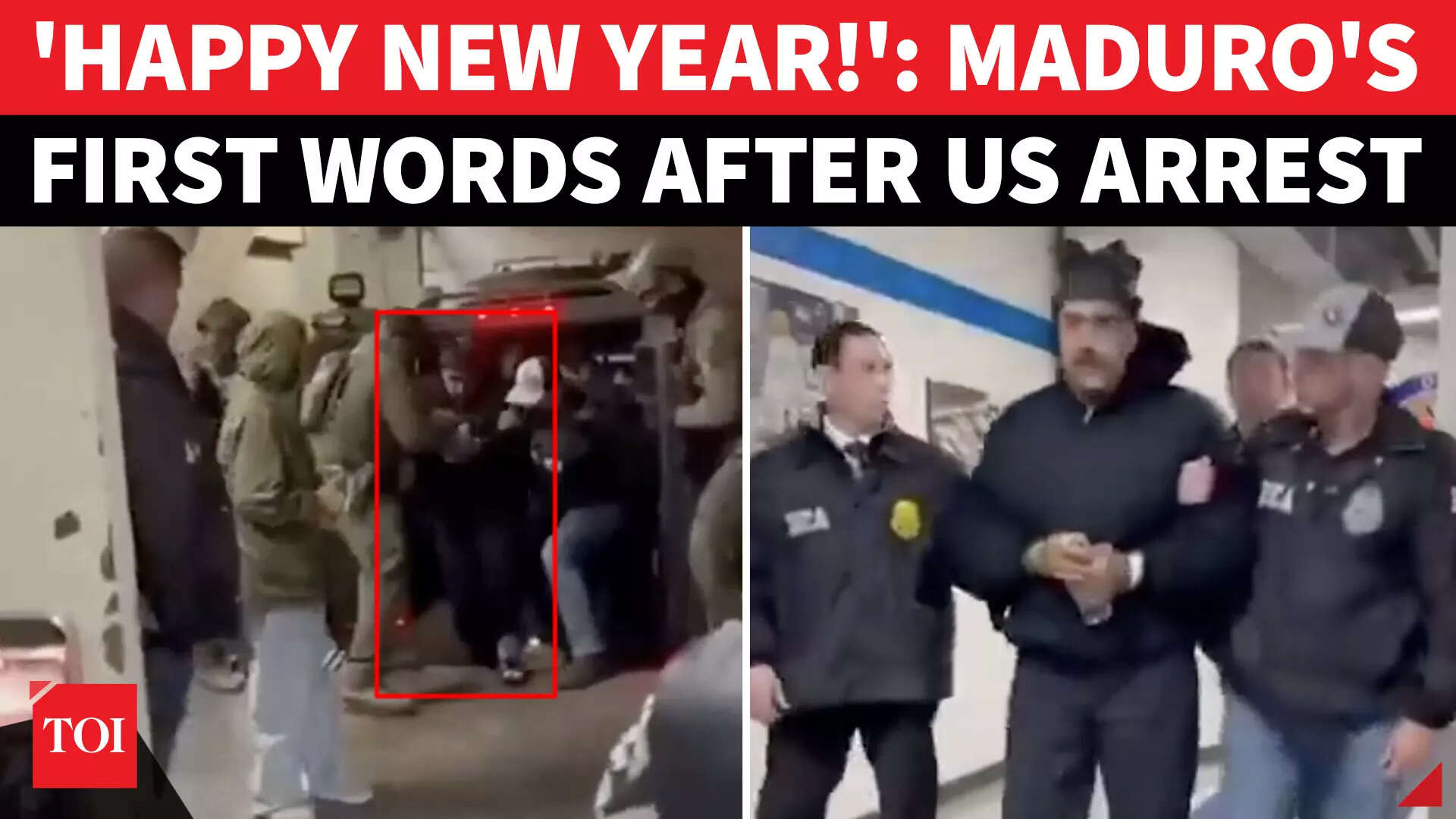 Maduro yelps in pain, says 'Good night, happy new year!' as Trump’s men ...