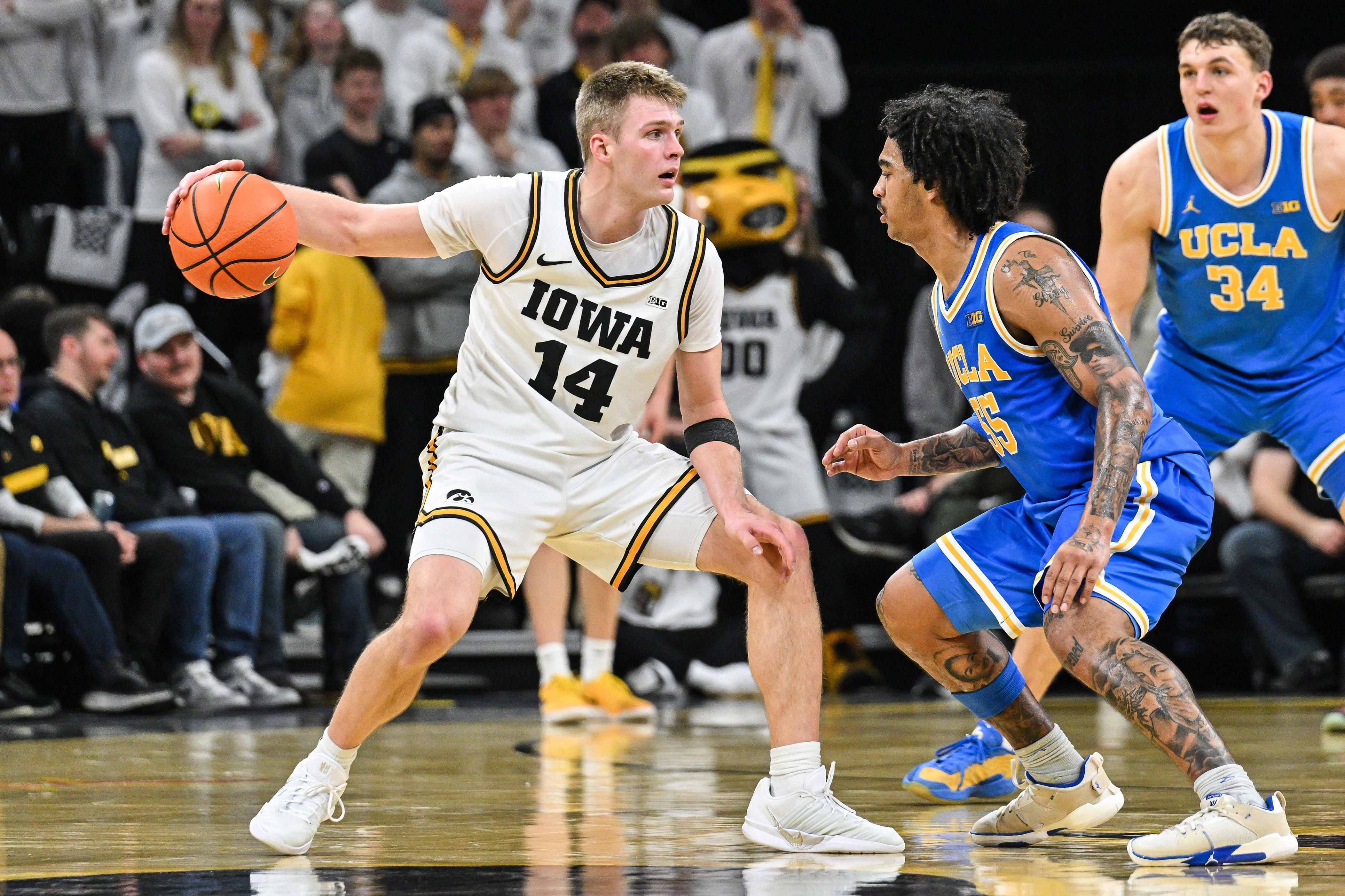 Takeaways as Iowa basketball hangs on vs. UCLA Bruins