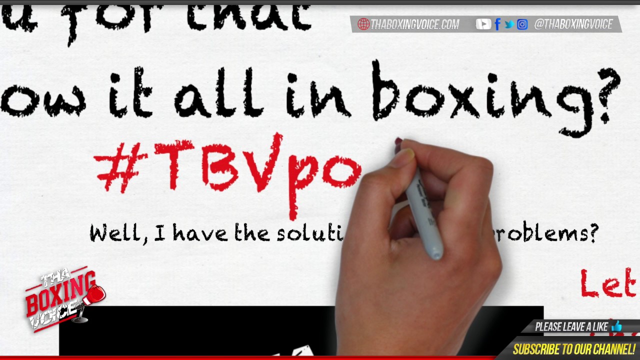 What Is Tha Boxing Voice? What is #TBVPodcast?