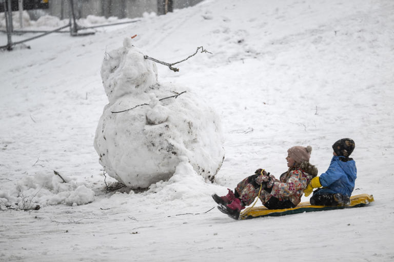 Sverige måler minus 40 grader og en halv meter sne
