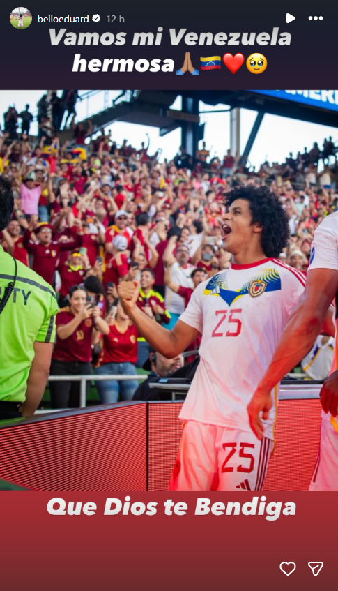 Vamos mi hermosa Venezuela, que Dios te bendiga: la reflexión de Eduard ...