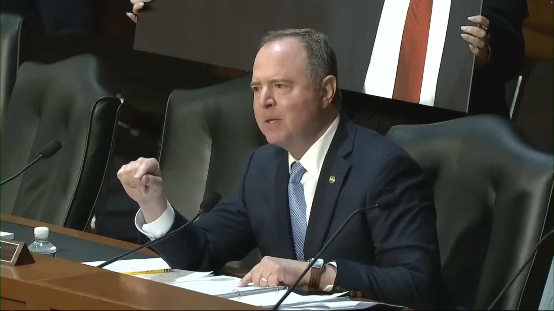 'You're not answering my question': Adam Schiff shows Kash Patel who ...