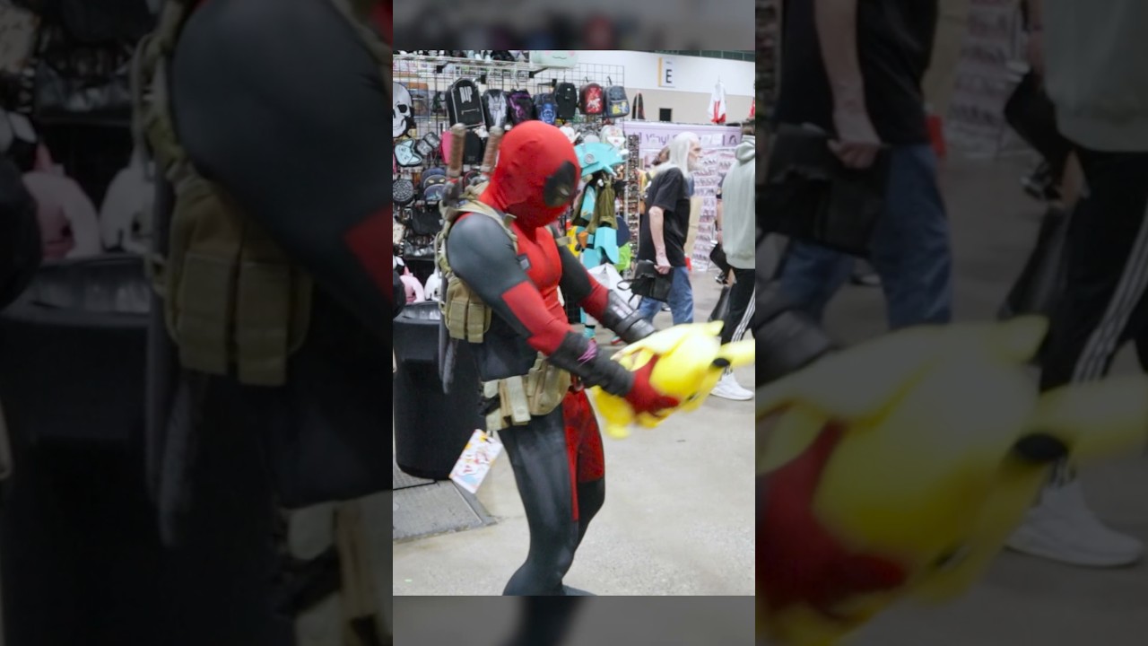 Deadpool and Pikachu are having a baby #deadpool #pikachu #cosplay