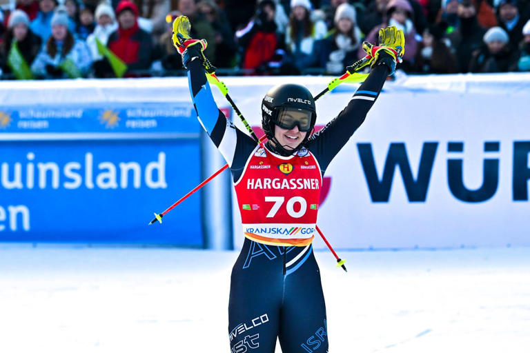 Exploit monumental de Camille Rast en Slovénie