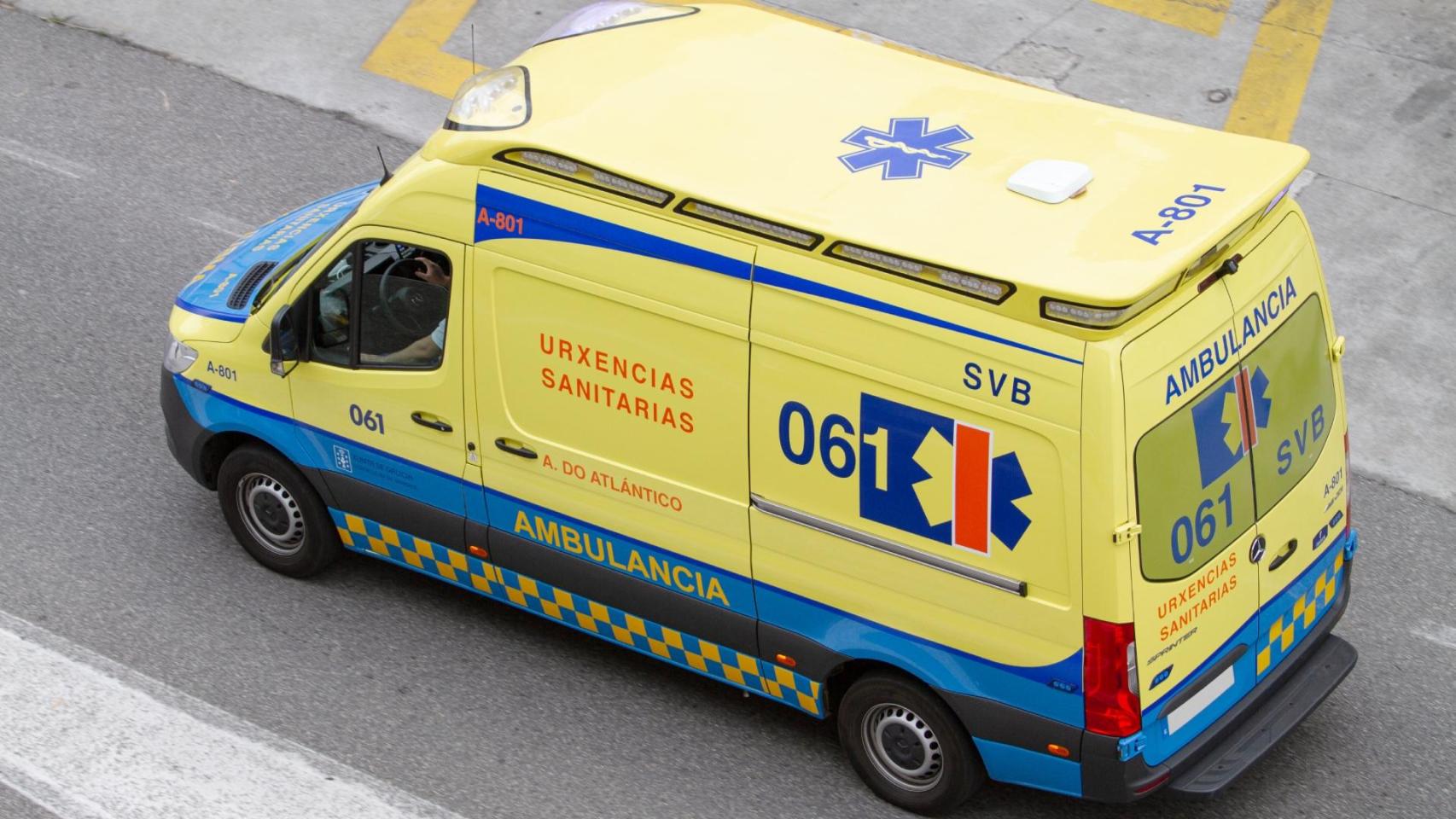 Evacuado al hospital un conductor tras un accidente en Bergondo (A Coruña)