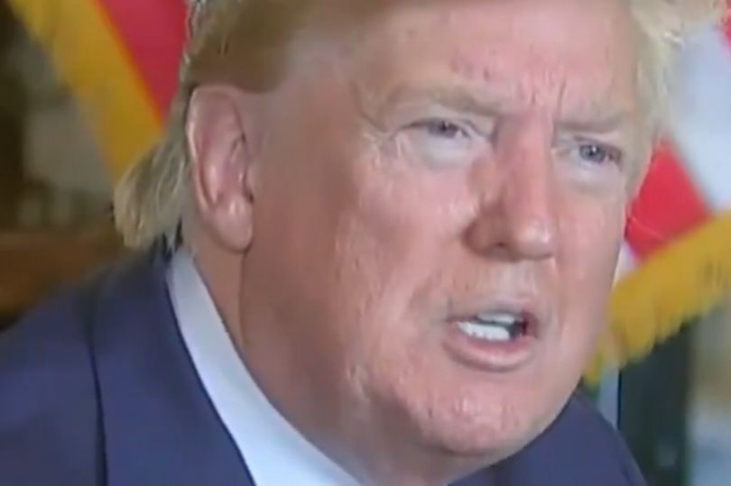 Trump raging about 'dirty cops' and 'terrible things' before wishing ...