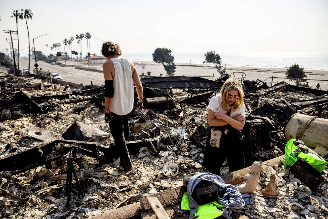 A year after the Palisades and Eaton fires, LA is still burning - with ...