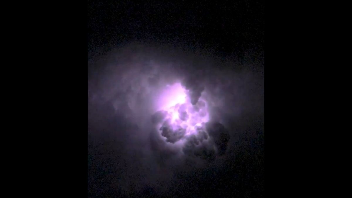 NASA astronaut shares ominous purple lights buzzing on Earth as seen ...