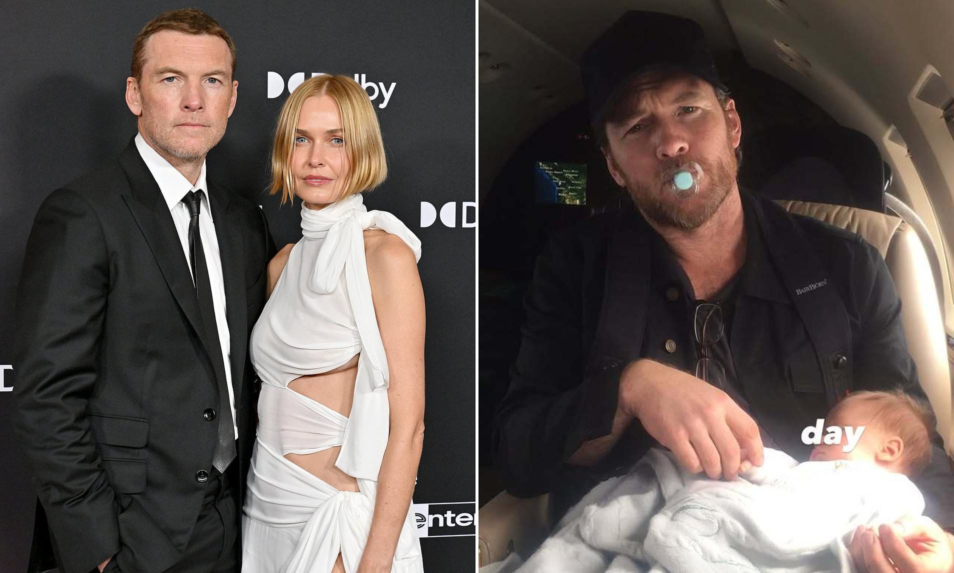 Sam Worthington offers rare insight into life with his young children ...