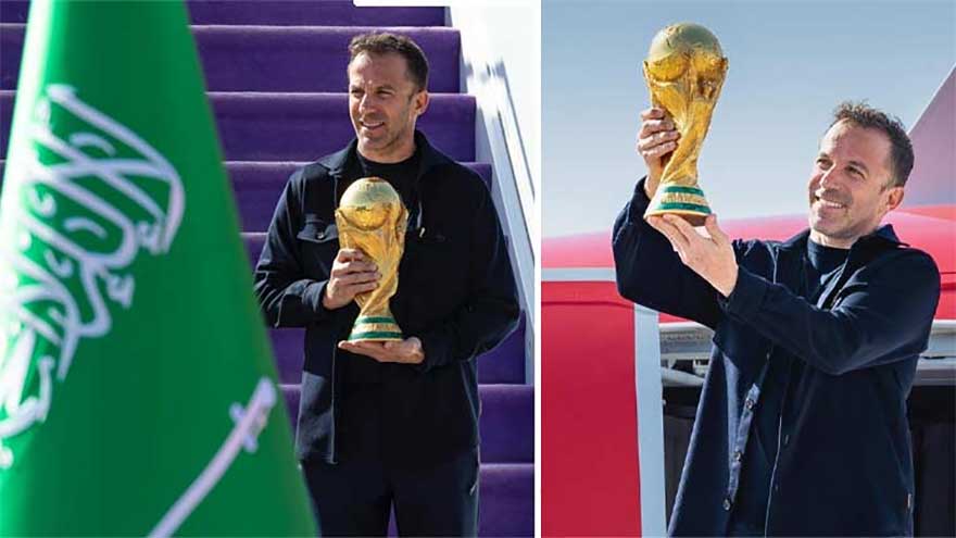 FIFA World Cup trophy starts global tour