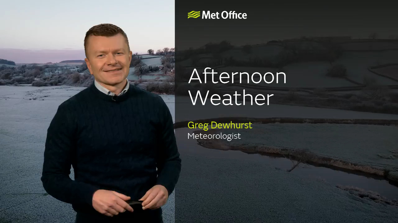 Met Office Sunday afternoon weather forecast 04/01/2026