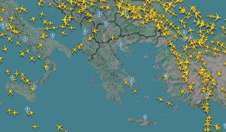 Mange fly innstilt i Hellas