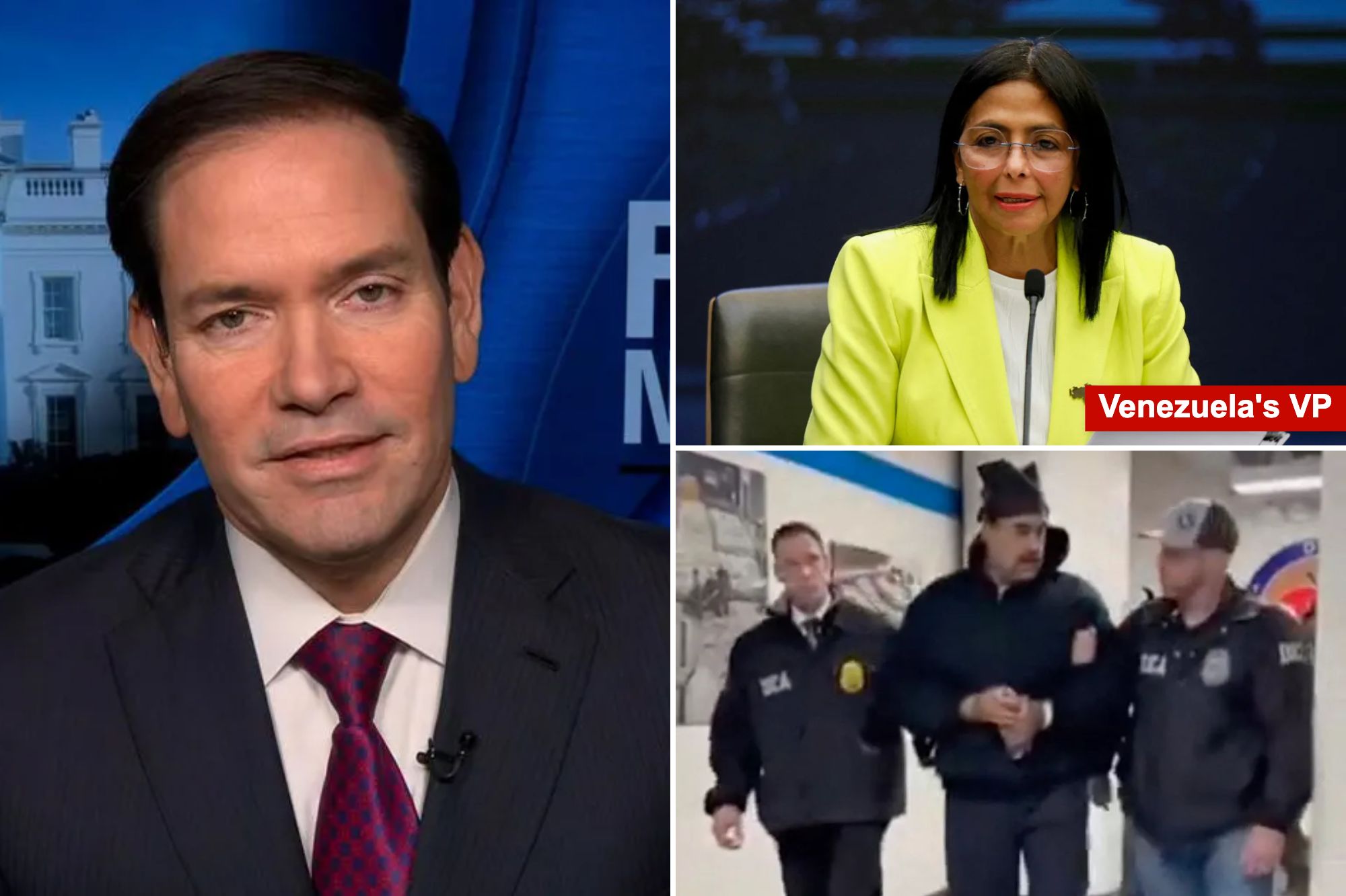 Marco Rubio says Venezuela’s VP Delcy Rodríguez isn’t a legitimate ...